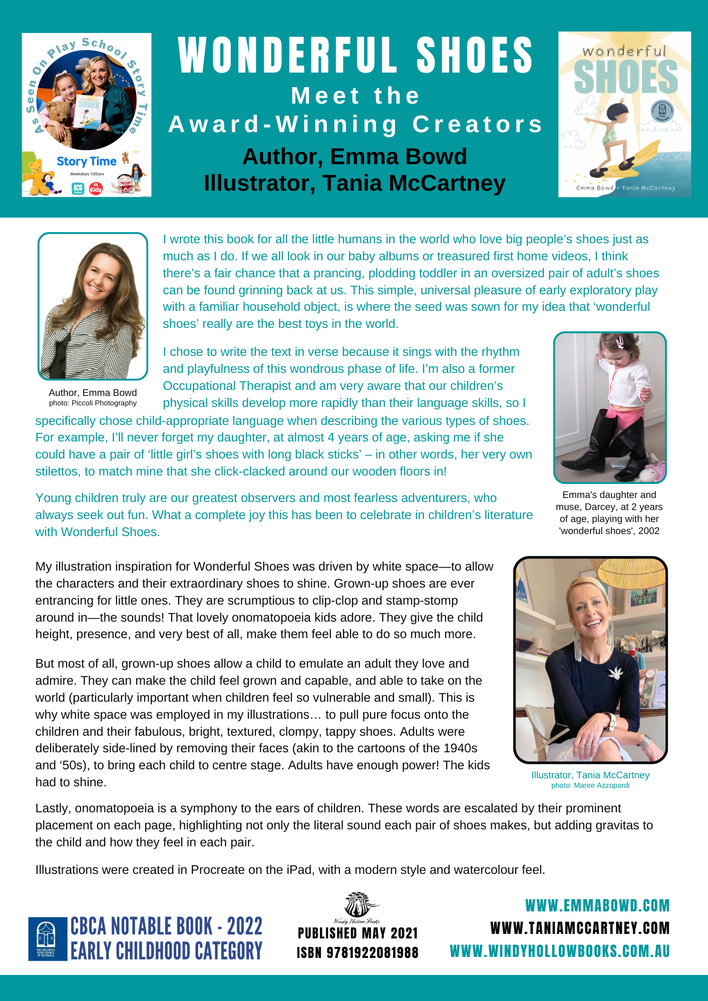 Meet the Award-Winning Creators of WONDERFUL SHOES – Emma Bowd